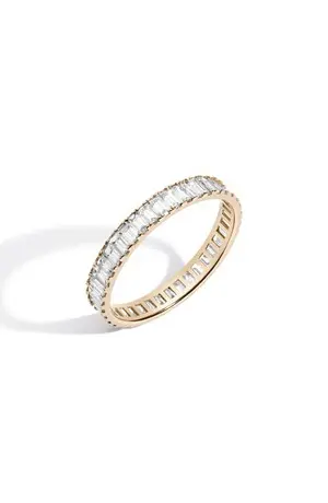 AURATE Bold Diamond Baguette Ring - Yellow