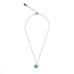 BILL SKINNER STUDIO Forget Me Not Cluster Pendant Necklace