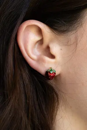 BILL SKINNER STUDIO Strawberry Studs