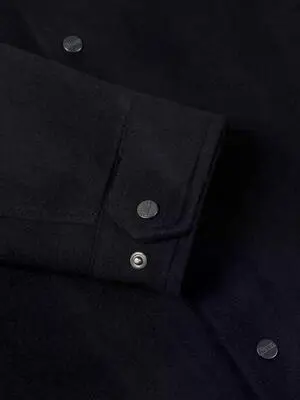 Herno Button-up Pocket Shirt Jacket - Black