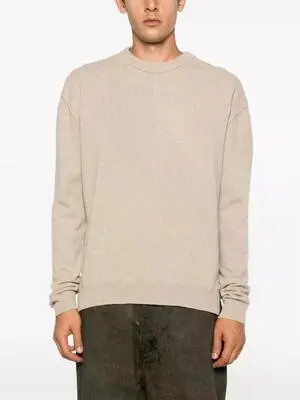 Rick Owens Round-neck Ribbed-knit Sweater