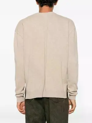 Rick Owens Round-neck Ribbed-knit Sweater