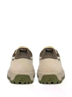 AUTRY Wildpace Low Sneakers In Ripstop Nylon And Suede - Neutrals