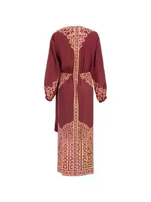 Johanna Ortiz Heatborne Wrap Mini Dress