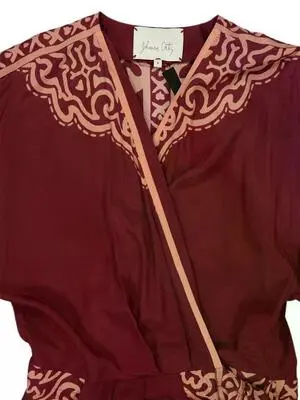 Johanna Ortiz Heatborne Wrap Mini Dress