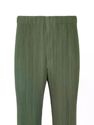 Issey Miyake Pleated Trousers - Green