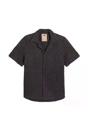 OAS Company Cuba Waffle-knit Shirt - Brown