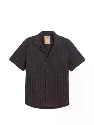 OAS Company Cuba Waffle-knit Shirt - Brown