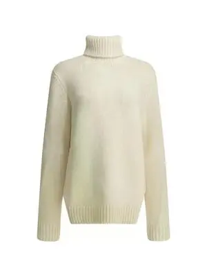 SEMPER Roll-neck Ribbed Sweater - Neutrals