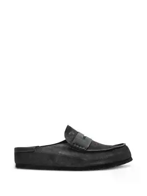 BIRKENSTOCK Naples Wrapped Mules - Grey