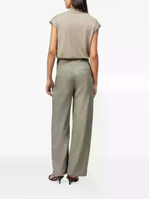 DRYKORN Threw Pleated Tailored Trousers - Green