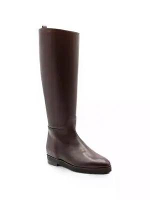 GIABORGHINI Knee-high Minimalist Boots - Brown