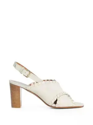 Roberto Festa Sunday Heeled Sandals - Neutrals