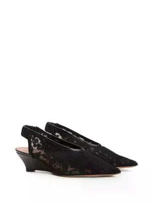 ODISSI Maria Lace Heeled Pumps