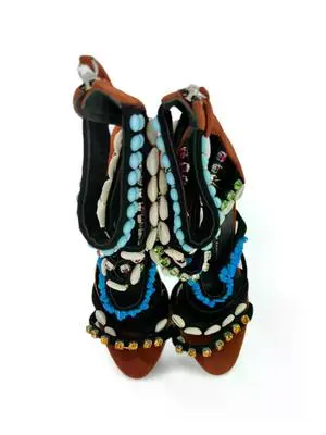 GIUSEPPE ZANOTTI 2010s Embellished Seashell Sandals