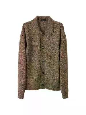 Brioni Button-up Wool Cardigan - Brown
