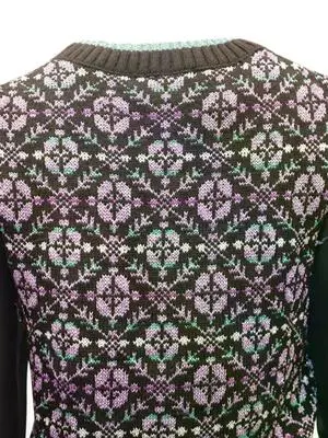 Maje Maely Geo-print Sweater