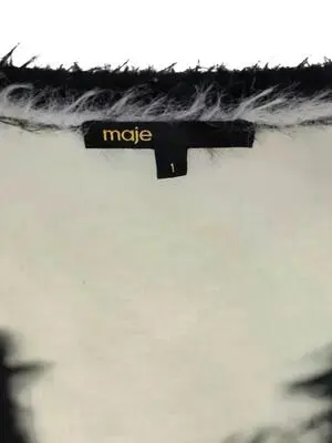 Maje Muffy Fuzzy Cardigan