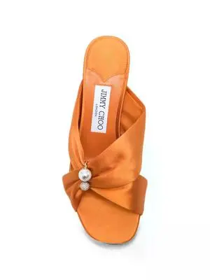 JIMMY CHOO Rafi Pearl-embellished Sandals