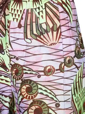 ATELIER VLISCO Graphic-print Drawstring Shorts