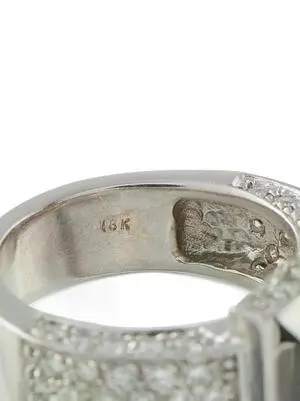 LB EXCLUSIVE 18k White Gold Diamond Ring