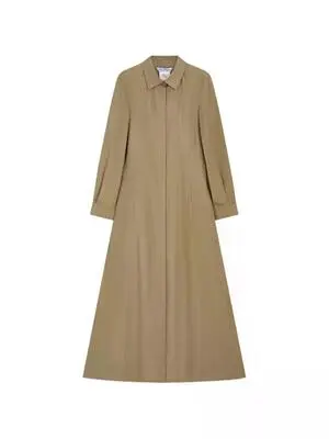 Max Mara Belted Long-sleeve Dress
