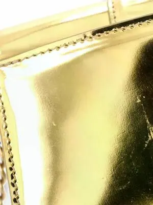 Balenciaga Hourglass Chain Wallet Leather Crossbody Bag