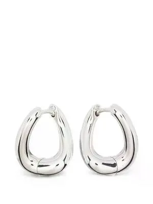 Tom Wood Twist Hoop Earrings - Silver