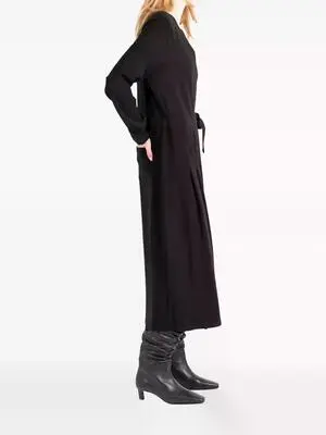 SOCIETE ANONYME Pleated Wrap-style Midi Dress