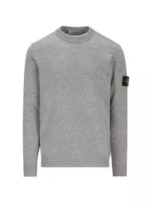 Stone Island 5100072 Lambswool Jumper - Grey