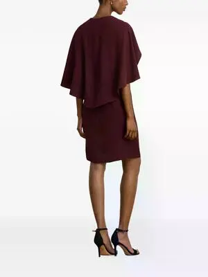 Ralph Lauren Tiveah Cape-sleeve Mini Dress