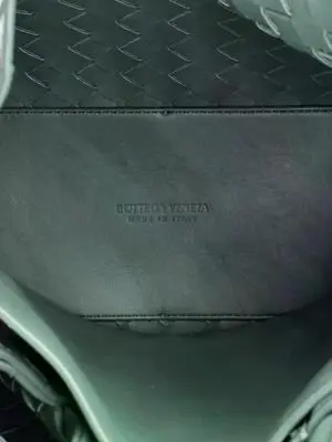 Bottega Veneta Intrecciato Nappa Medium Satchel Andiamo Top Handle Bag - Green