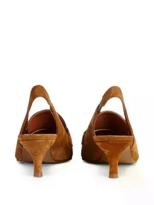 Roberto Festa Suede Slingback Kitten Heel Pumps