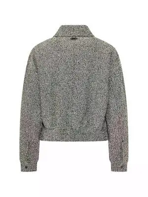Michael Kors Cotton Blend Tweed Jacket