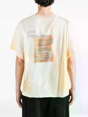 SAITOS Graphic-print Distressed T-shirt
