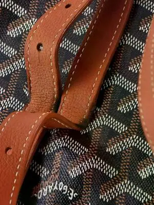 Goyard Saint Leger Briefcase Coated Canvas Backpack