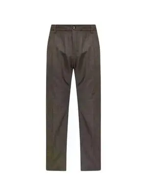 Paul & Shark Straight-leg Tailored Trousers - Brown