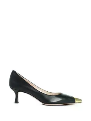 Roberto Festa Tortuga Cap-toe Heeled Pumps - Black