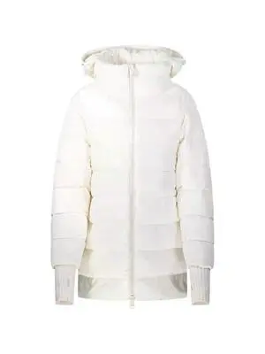 Herno Hooded Quilted Coat - White