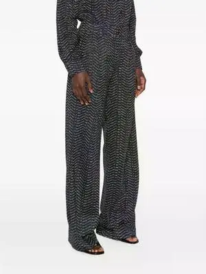 Missoni Zigzag-knit Palazzo Pants