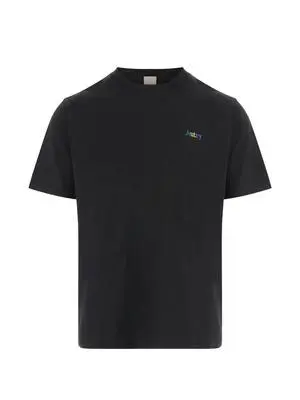 AUTRY T-shirt With Multicolor Logo - Black