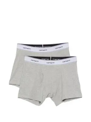 Carhartt Work In Progress Logo-waistband Boxers - Grey