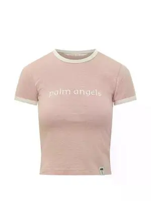 Palm Angels Straight Hem T-shirts For Women