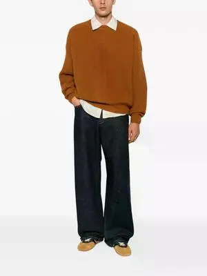 MARANT Ribbed-knit Crew-neck Sweater
