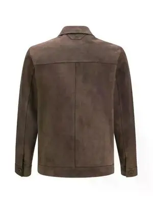 SALVATORE SANTORO Button-up Suede Jacket