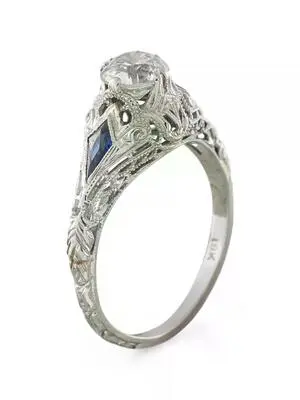 LB EXCLUSIVE Diamond And Sapphire Ring