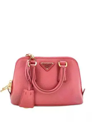 Prada Saffiano Leather Mini Crossbody Bag - Pink