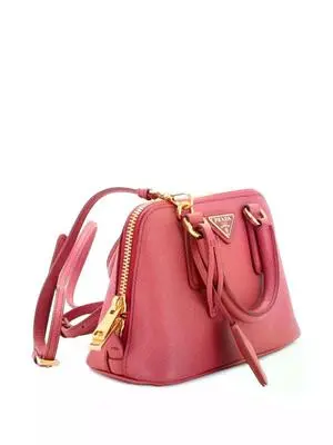 Prada Saffiano Leather Mini Crossbody Bag - Pink