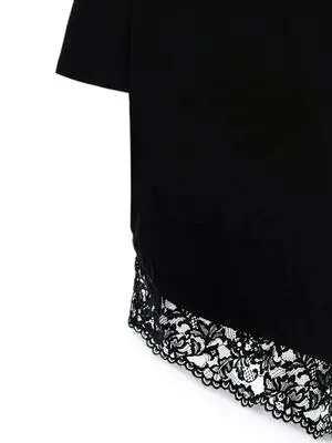 HAMZA Japan V2 Lace-trim Mini Dress