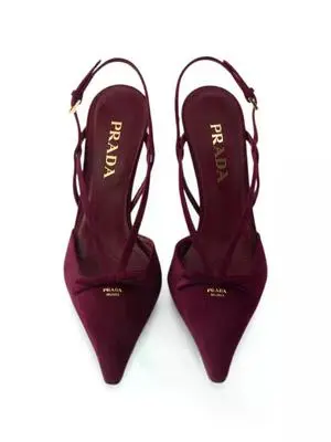 Prada Suede Slingback Pumps